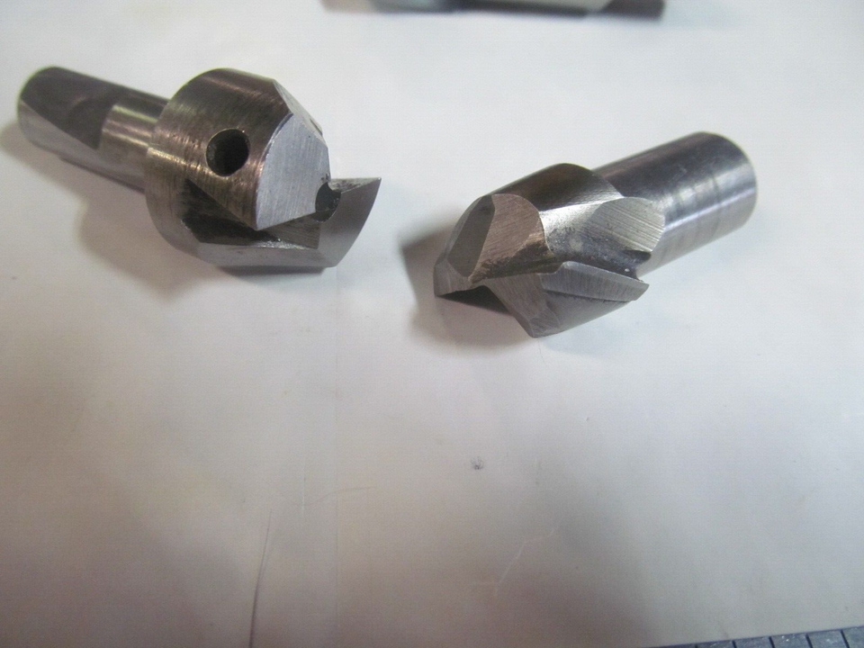 (5) ENDMILL CUTTERS HIGH SPEED STEEL & (1) CARBIDE TIPPED CUTTER, 3/4 ...