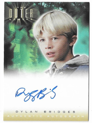 OUTER LIMITS DYLAN BRIDGES SANDKINGS AUTOGRAPH SIGNED CARD A11 | eBay