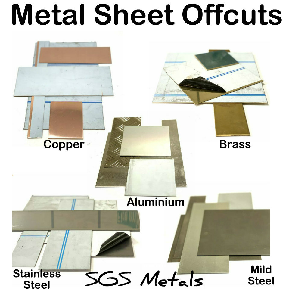1.5 Kg Sheet Metal OFF CUTS Brass Copper Stainless Zintec Galvanised ...