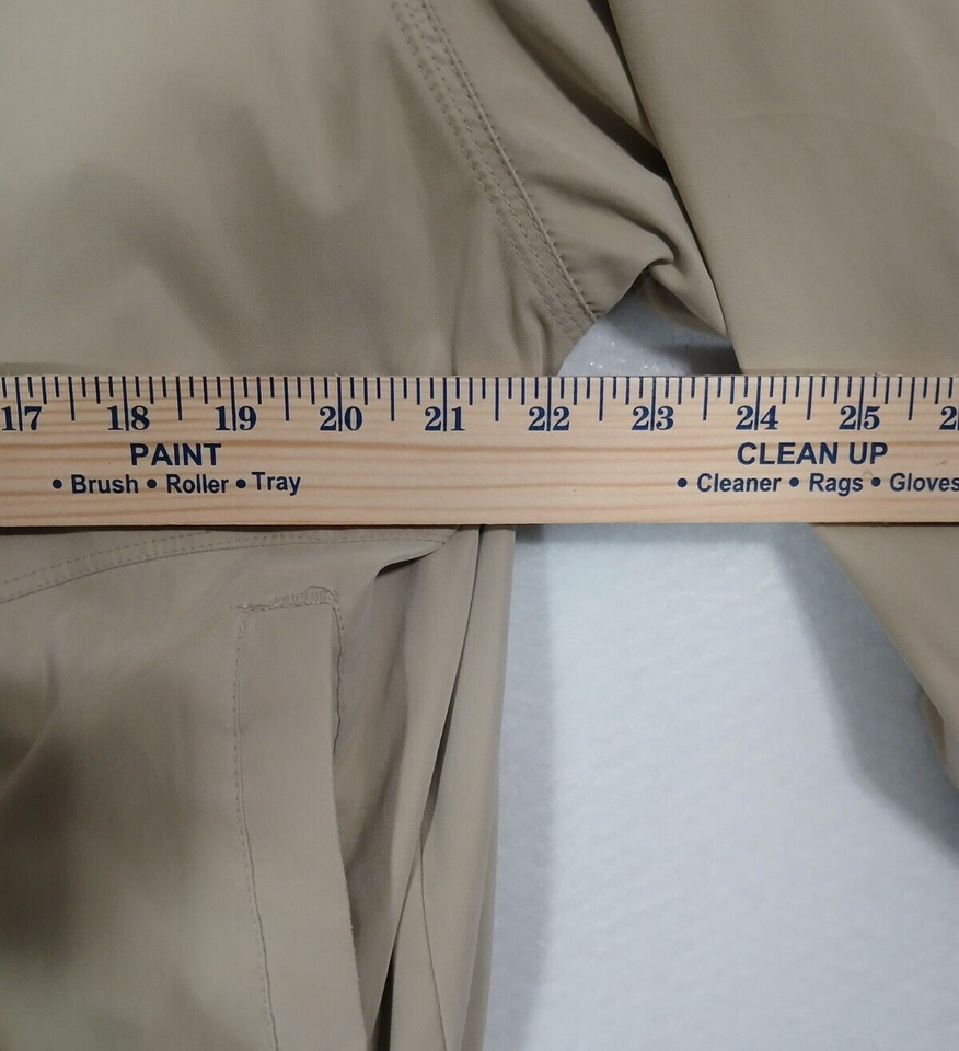 Aberdeen Collection Mens Beige Harrington Jacket Size Large Zip Up ...