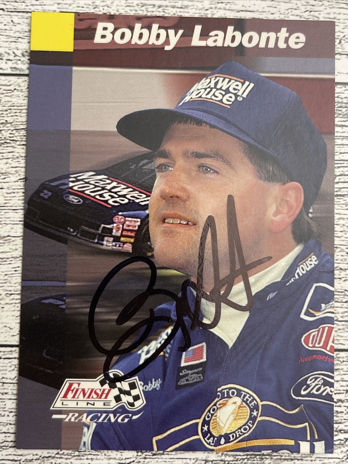 Bobby Labonte signed 1993 Finish Line Card #135 | eBay