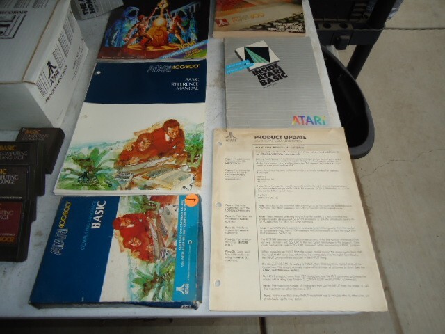 Large Lot of Vintage Atari Computer Cartridges, System Boxes ...