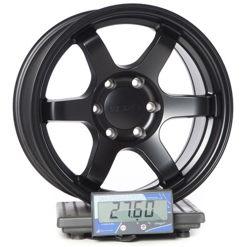 9SIX9 SIX-1 TRUCK 18x9 6x139.7 +0 FLAT BLACK WHEELS TE37 FITS TOYOTA ...