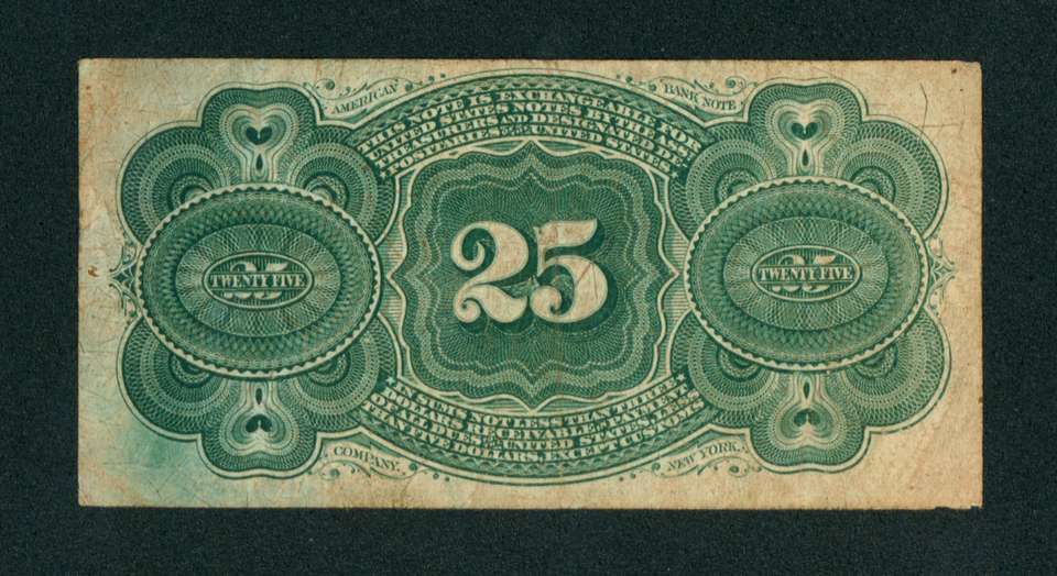 25¢ Cents Fourth Issue U.S. Fractional Currency ** PAPER CURRENCY | eBay