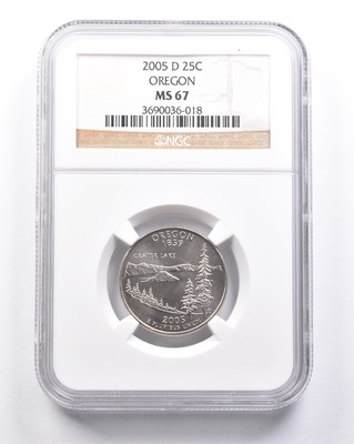 MS67 2005-D Washington State Quarter Oregon NGC *6303 | eBay