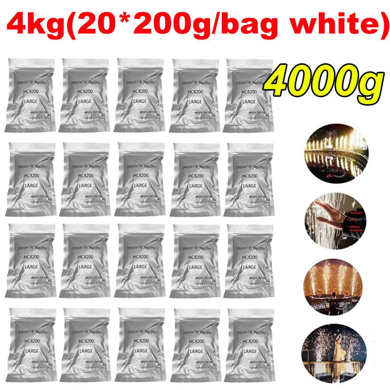 Indoor Or Outdoor Cold Spark Machine Ti Powder 200g bag 3-5M Range ...