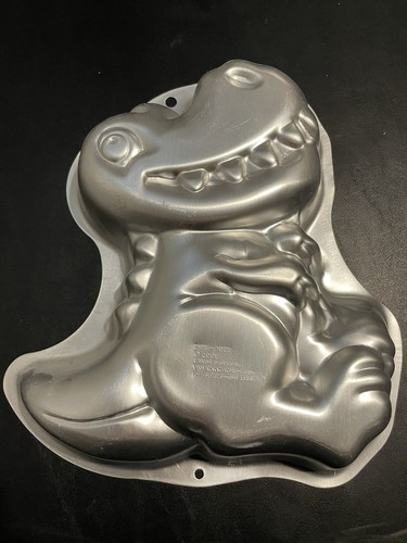 Vintage Wilton Dinosaur T-Rex Aluminum Cake Pan W/ Insert And ...