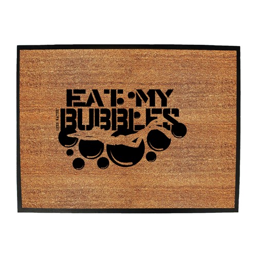 Ow Eat My Bubbles Scuba Diving - Shed Bar Man Cave Novelty Door Mat ...