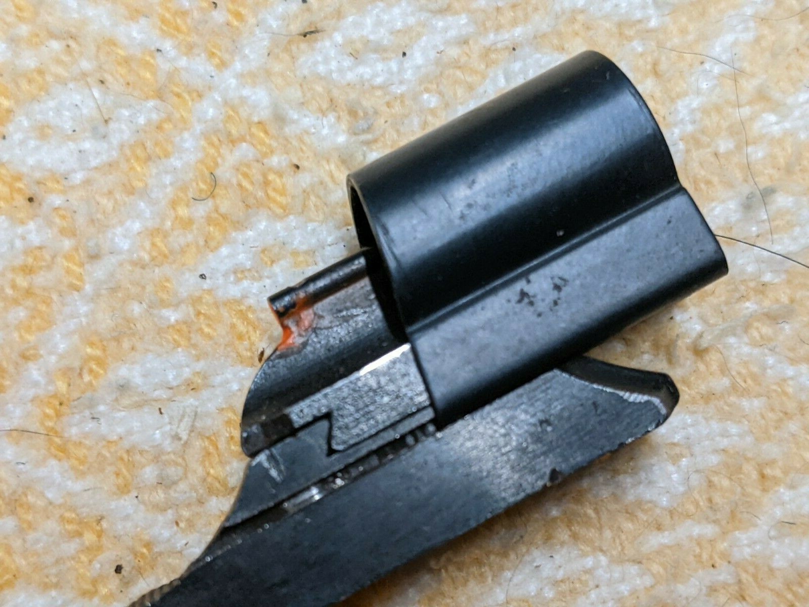 vintage remington barrel band front rifle sight, with hood, savage | eBay