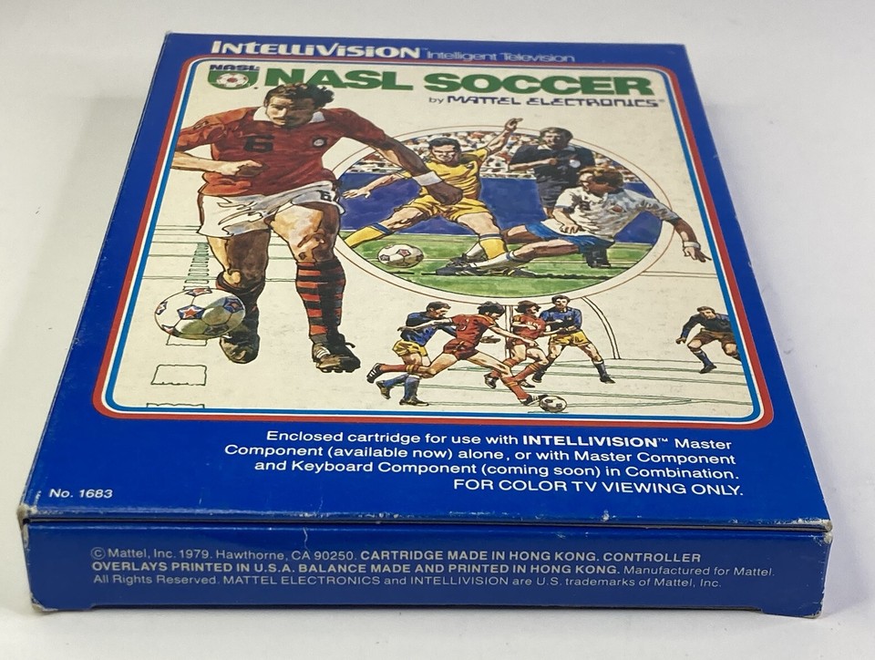 VTG 1980 Intellivision by Mattel “NASL Soccer” #1683 Video Game ...