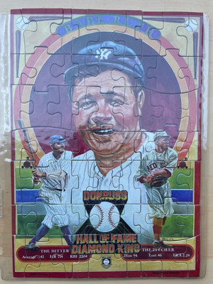 1982 Donruss Babe Ruth Puzzle New York Yankees 21 Card Complete Puzzle ...