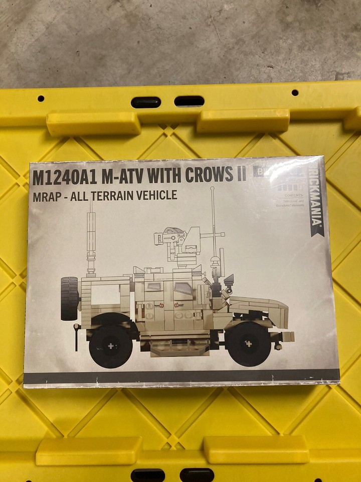 Brickmania M1240 M-ATV with Crows II MRAP All Terrain BKM8112 - New ...
