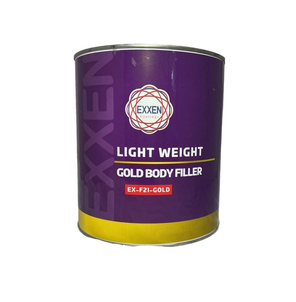 Exxen Coatings Automotive Light Weight Gold Body Filler | eBay
