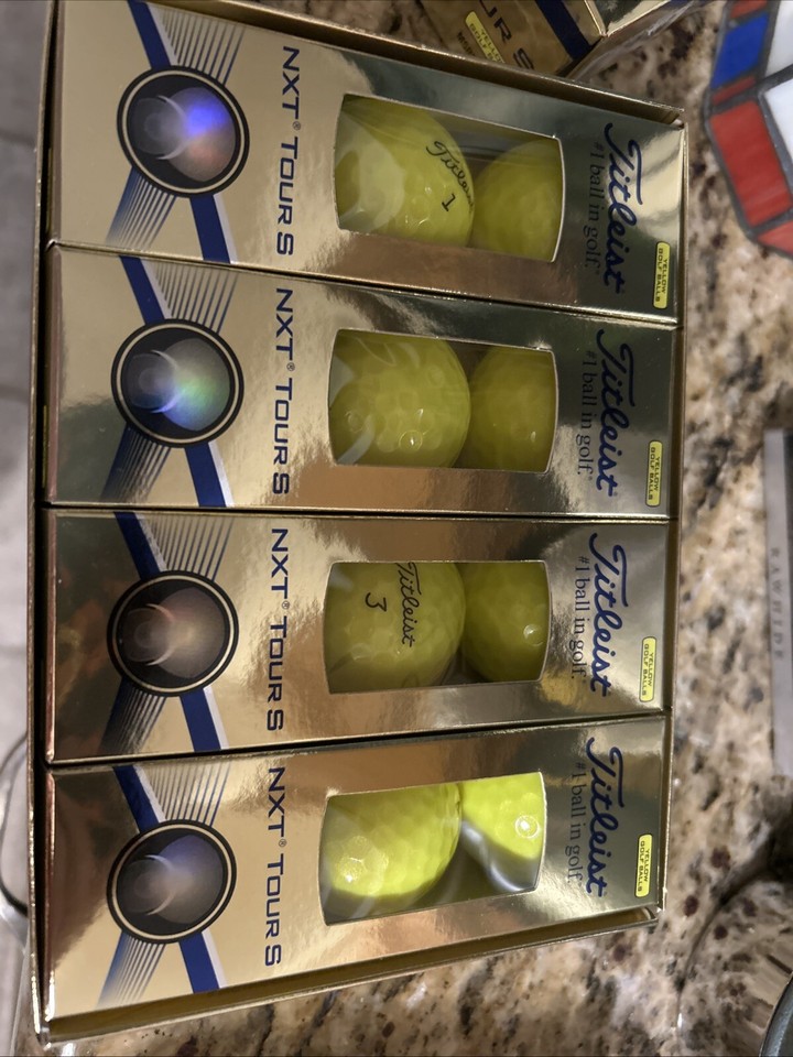 Titleist Nxt Tours, Yellow Golf Balls Brand New Never Opened Great Gift 12 | eBay