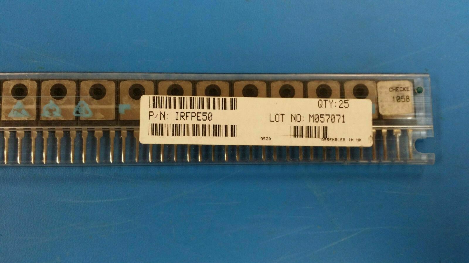 (1 PC) IRFPE50 INTER. RECT. Trans MOSFET N-CH 800V 7.8A 3-Pin(3+Tab) TO ...