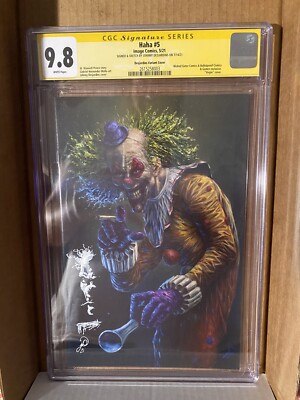 Haha #5 Johnny Desjardins Variant CGC 9.8 SS Signed And Sketched | eBay