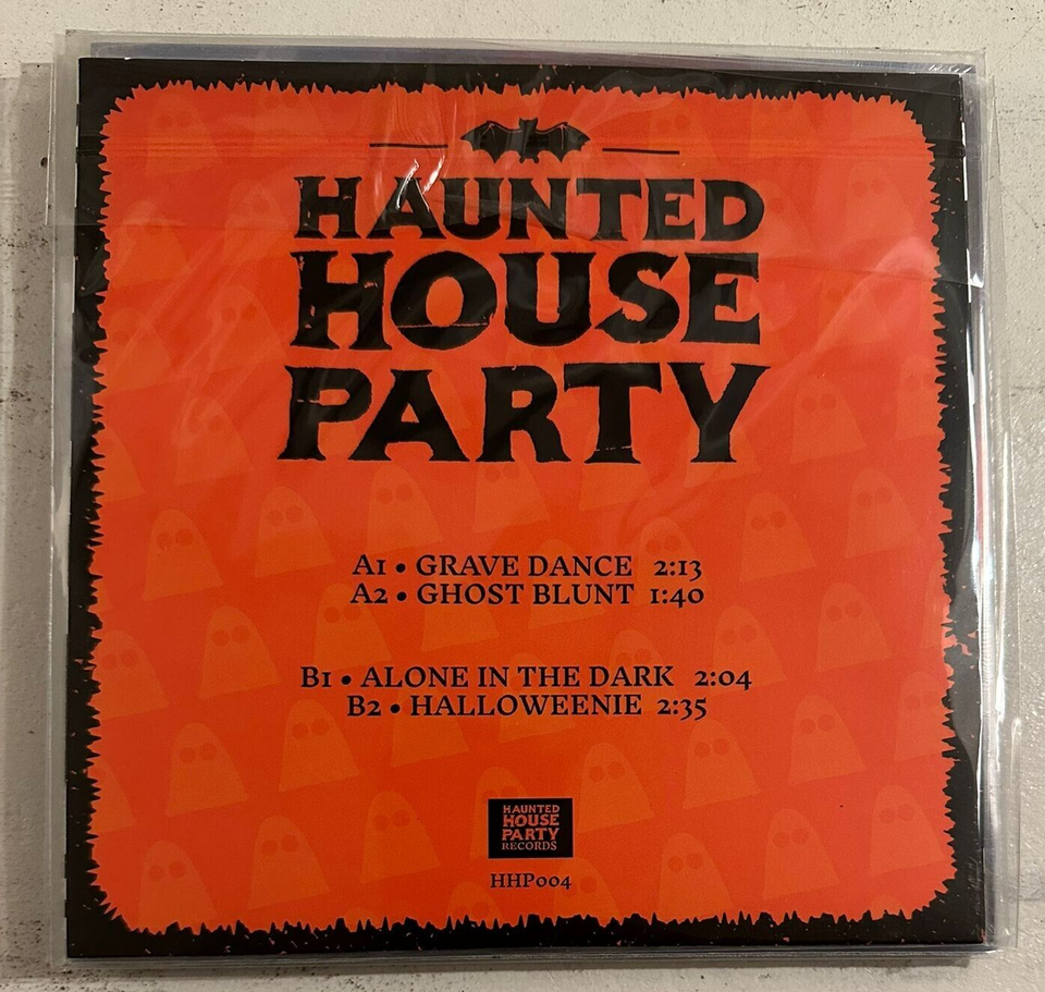 HAUNTED HOUSE PARTY – GRAVE DANCE - LTD ED 7" CLEAR EP VINYL - VG+ - L2 ...