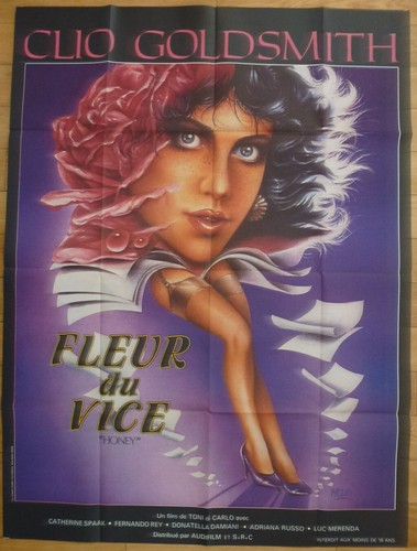 FLEUR DU VICE Clio Goldsmith 1981 Melki Affiche Originale 120x160 Movie ...
