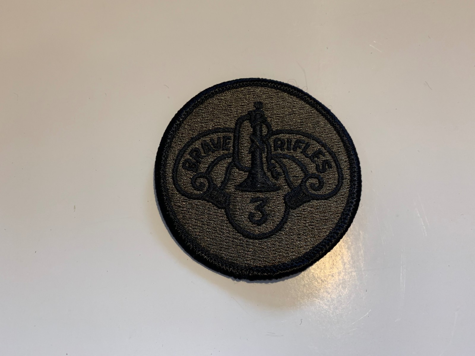 Brave Rifles patch, military patch, Brave Rifles 3 patch, army green ...