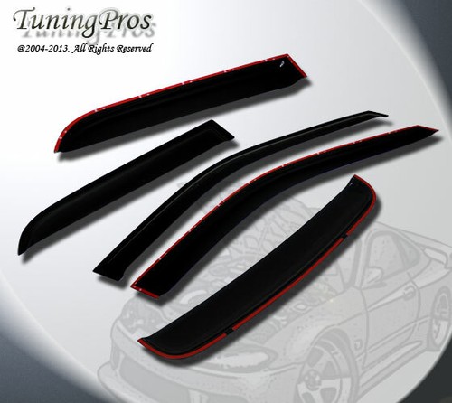 Volvo XC60 2009-2017 5pcs Wind Deflector Outside Mount Visors & 3.0mm ...