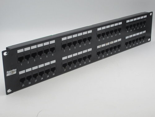 Hyperline 48-Port Cat. 6 Patch Panel, RJ45-110 /19" rack mount | eBay
