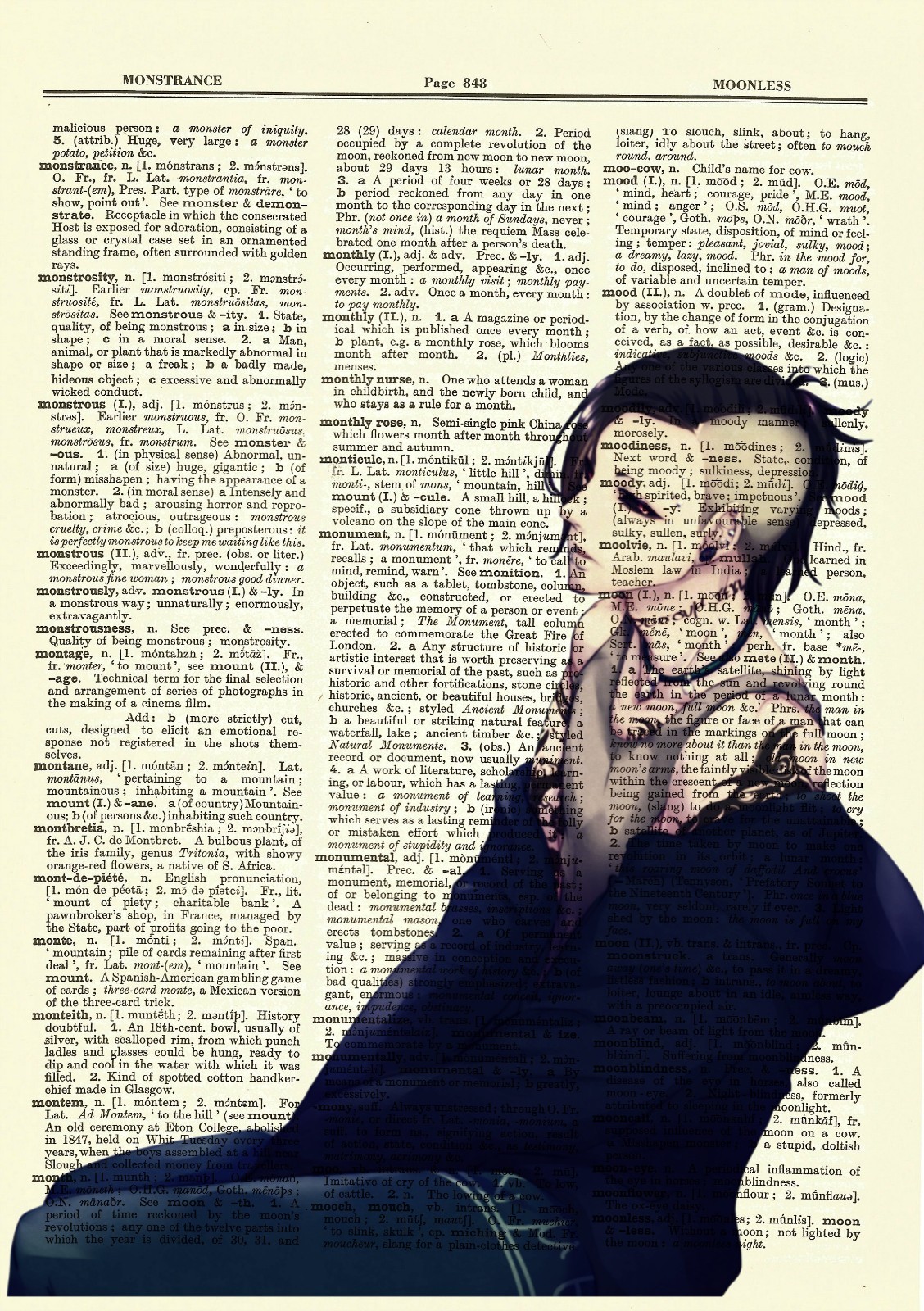 Uta Tokyo Ghoul Anime Dictionary Art Print Poster Picture Book Japanese ...