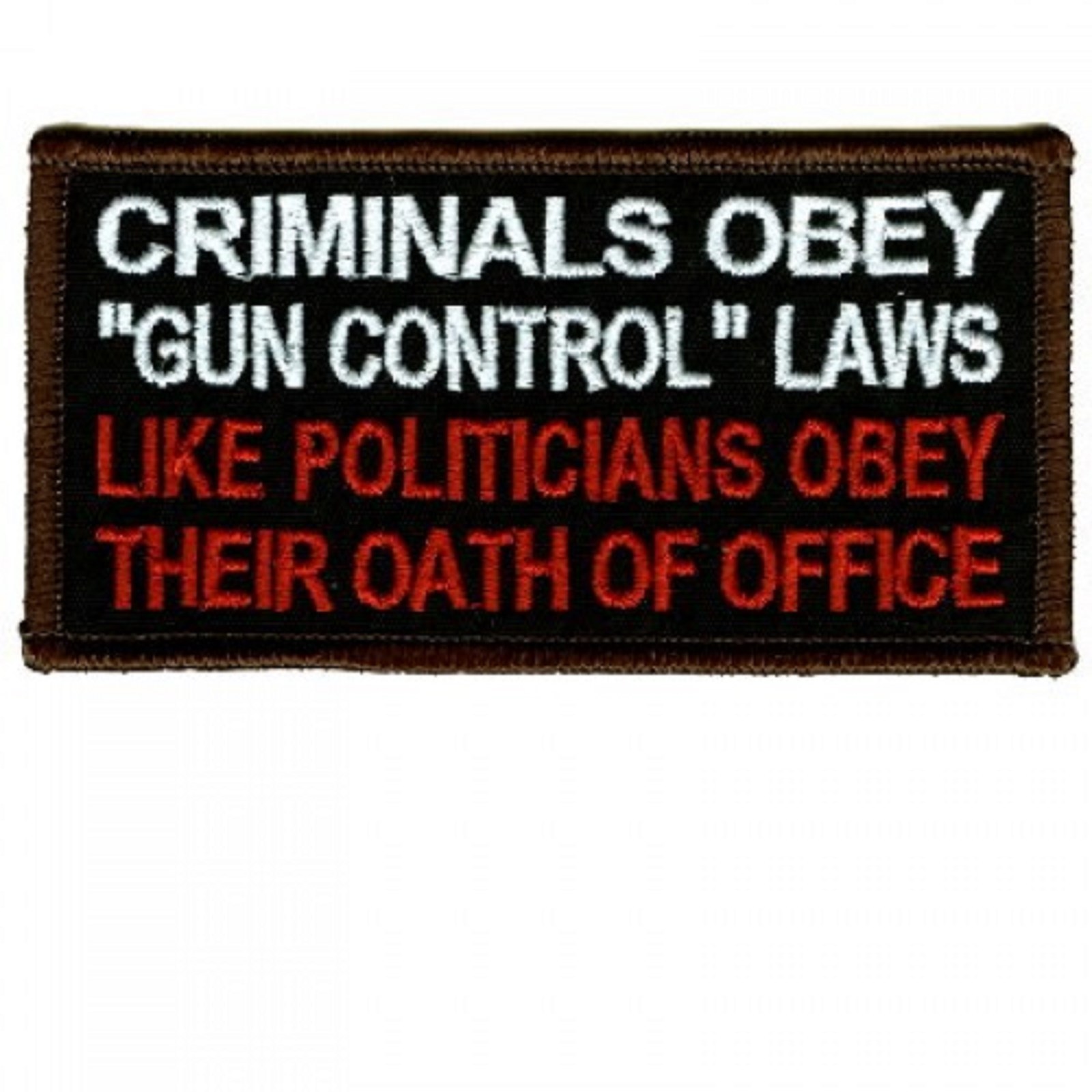 Criminals Obey Gun Control Laws like politions obey oath - NEW Biker ...
