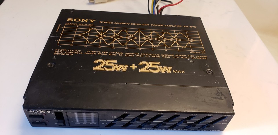 Sony XM-E70 Old school made in Japan | eBay