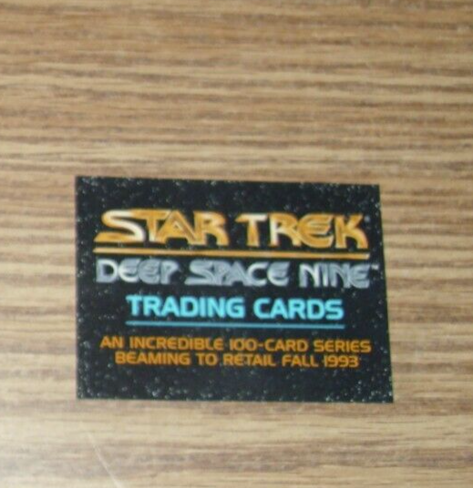 1993 Star Trek Promo Card | eBay