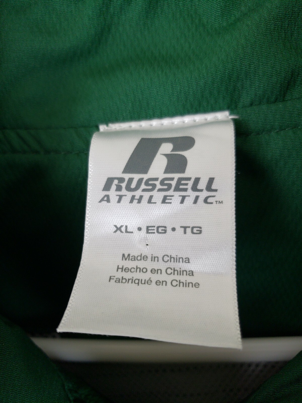 Colorado State Rams Basketball light zip up green jacket NWT Russel ...