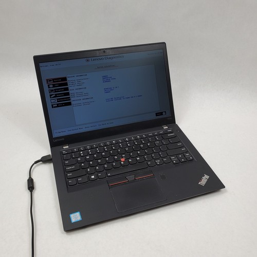 Lenovo ThinkPad T470s Intel Core i5-7300U 2.6GHz 8GB RAM NO OS/SSD BAD ...