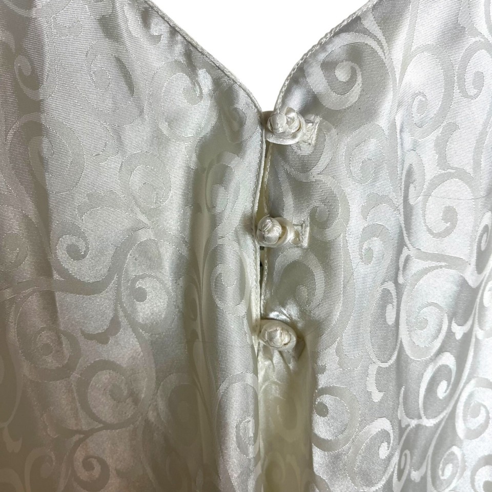 Vintage Women's Size Small Petite Intimate Satin Lingerie Slip Ivory ...