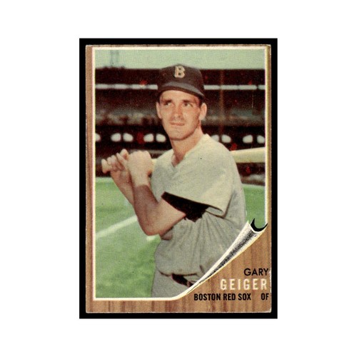 Gary Geiger 1962 Topps #117 Boston Red Sox Baseball Card VG | eBay