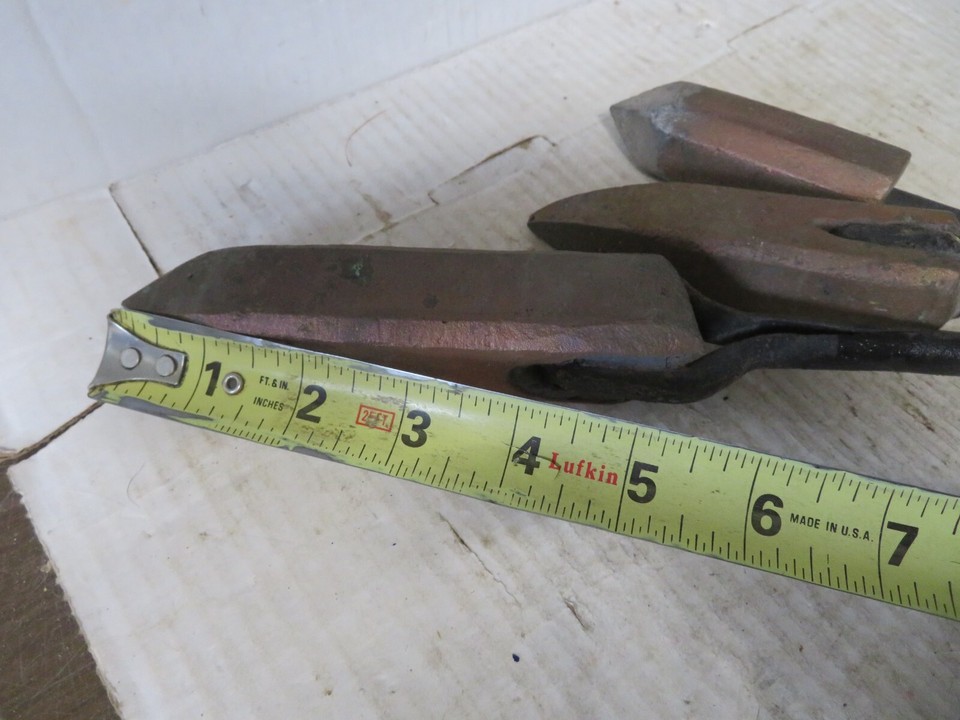 3 Vintage Antique Copper Soldering Irons Wrought Iron & Wooden Handle ...