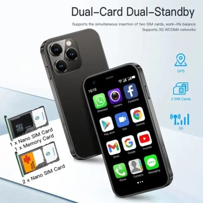 Unlocked Super Mini Mobile Phone Android 4G Dual Sim Small Pocket Smart ...