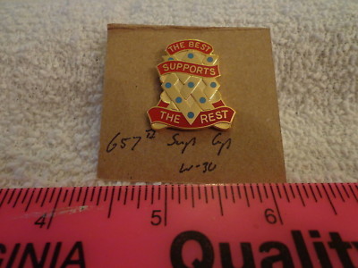 657th Support Group W-30 Unit Crest, DI, DUI (DRAW#M4) | eBay