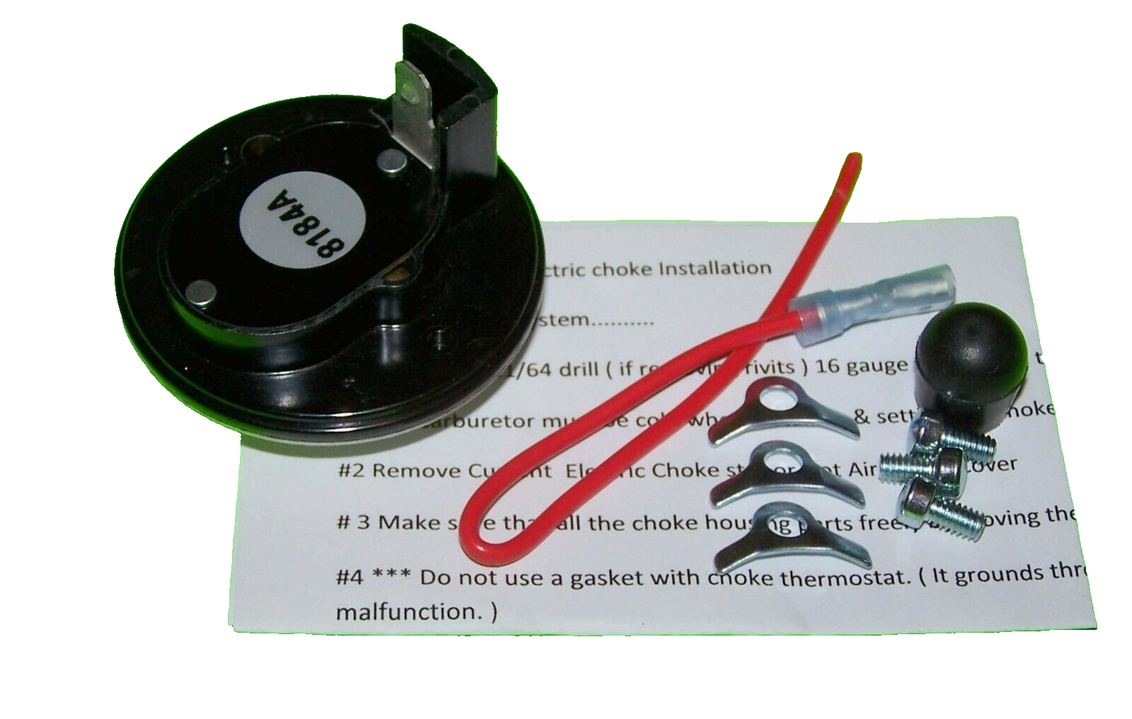 Electric Choke Kit Rochester 2GC Chevy w/ choke mounted at top of ...