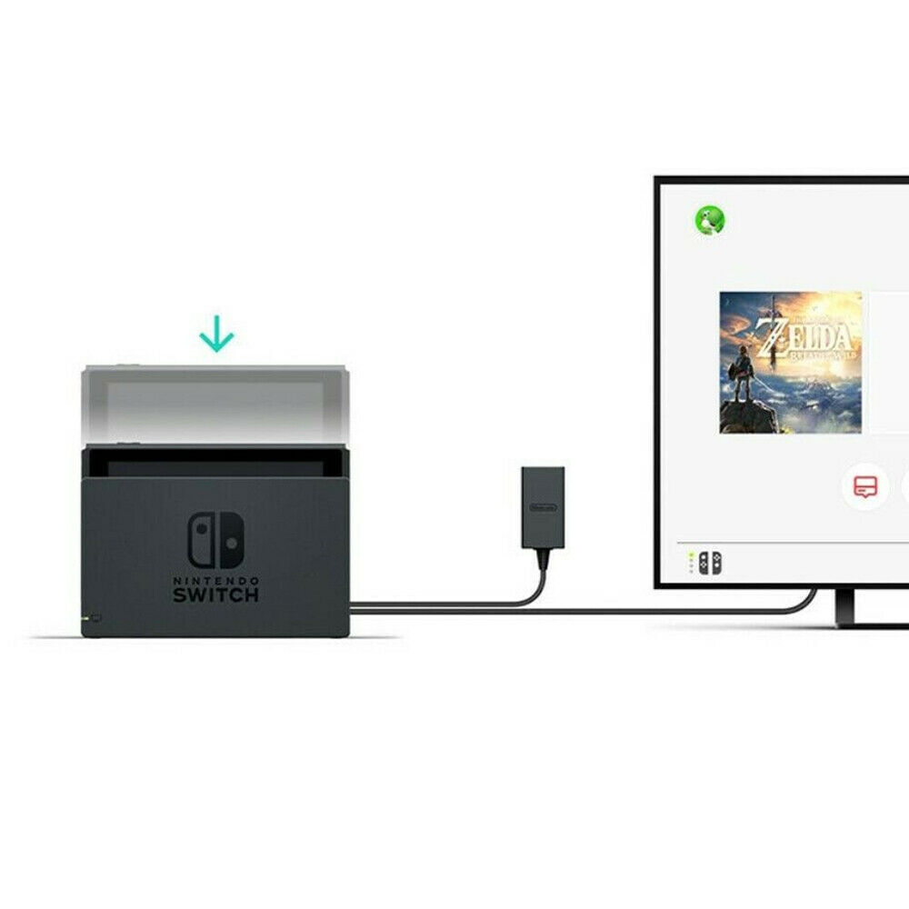 Nintendo Switch Console Screen TV Dock Station Charging Base Station ...