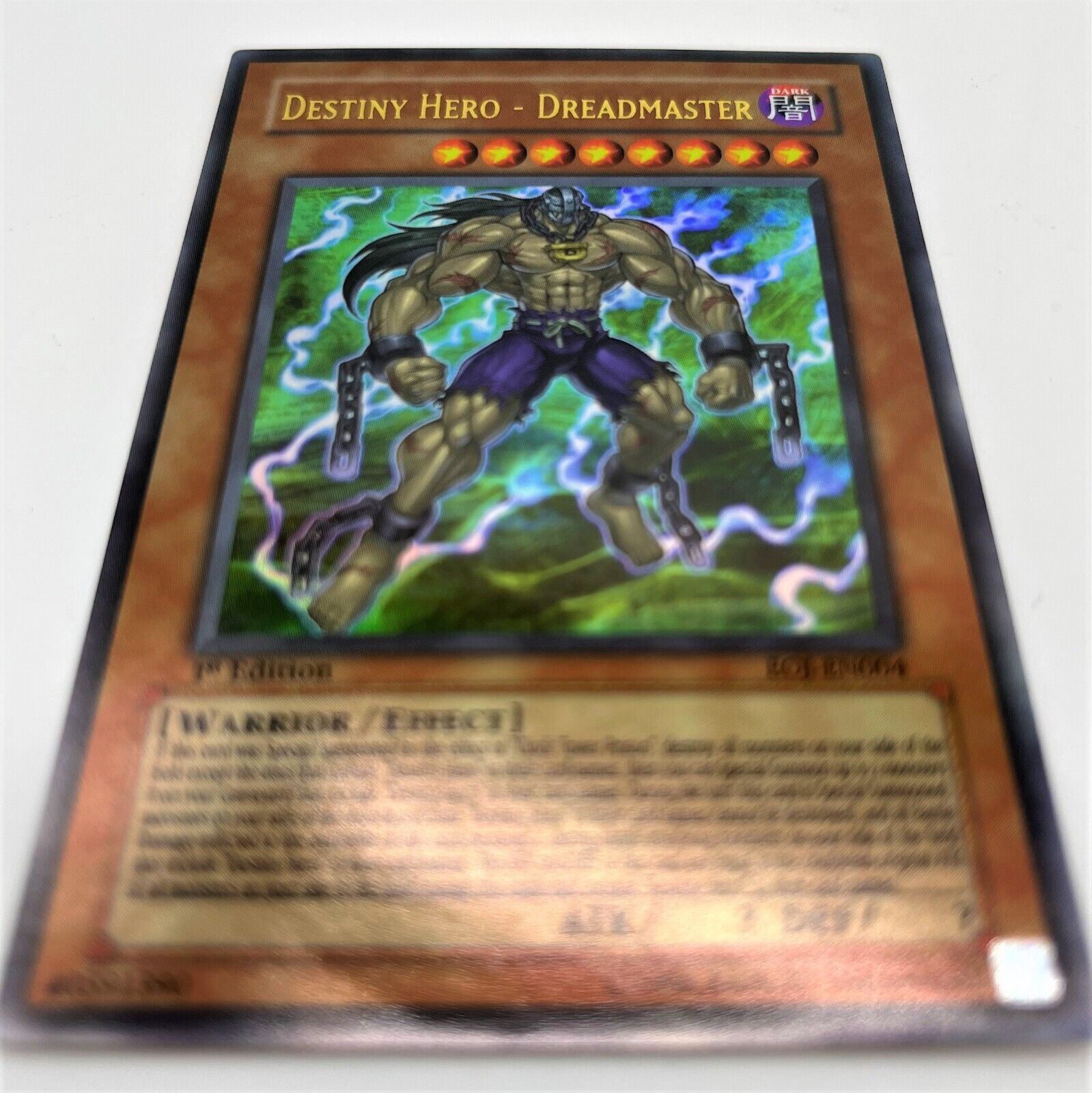 Yugioh Destiny Hero Dreadmaster EOJ-EN004 Limited Edition Foil Card ...