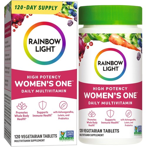 Rainbow Light 120 Tablets Women’s One Multivitamin High Potency | eBay
