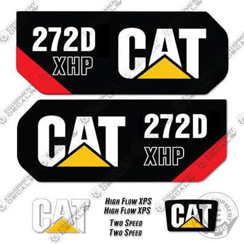 Fits Caterpillar 272D XHP Decal Kit Skid Steer - 7 YEAR OUTDOOR 3M ...