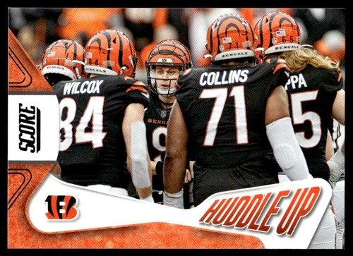 2023 Score Huddle Up Cincinnati Bengals Joe Burrow Cincinnati Bengals ...