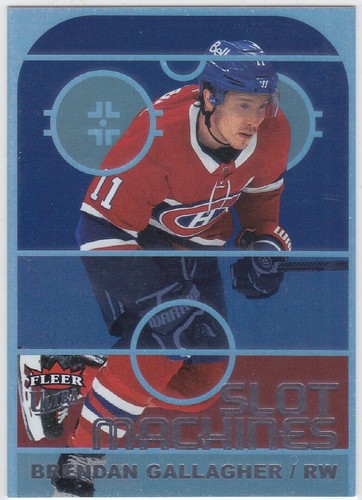 2021/22 FLEER ULTRA..BRENDAN GALLAGHER..SLOT MACHINES..CARD # SM-17 ...