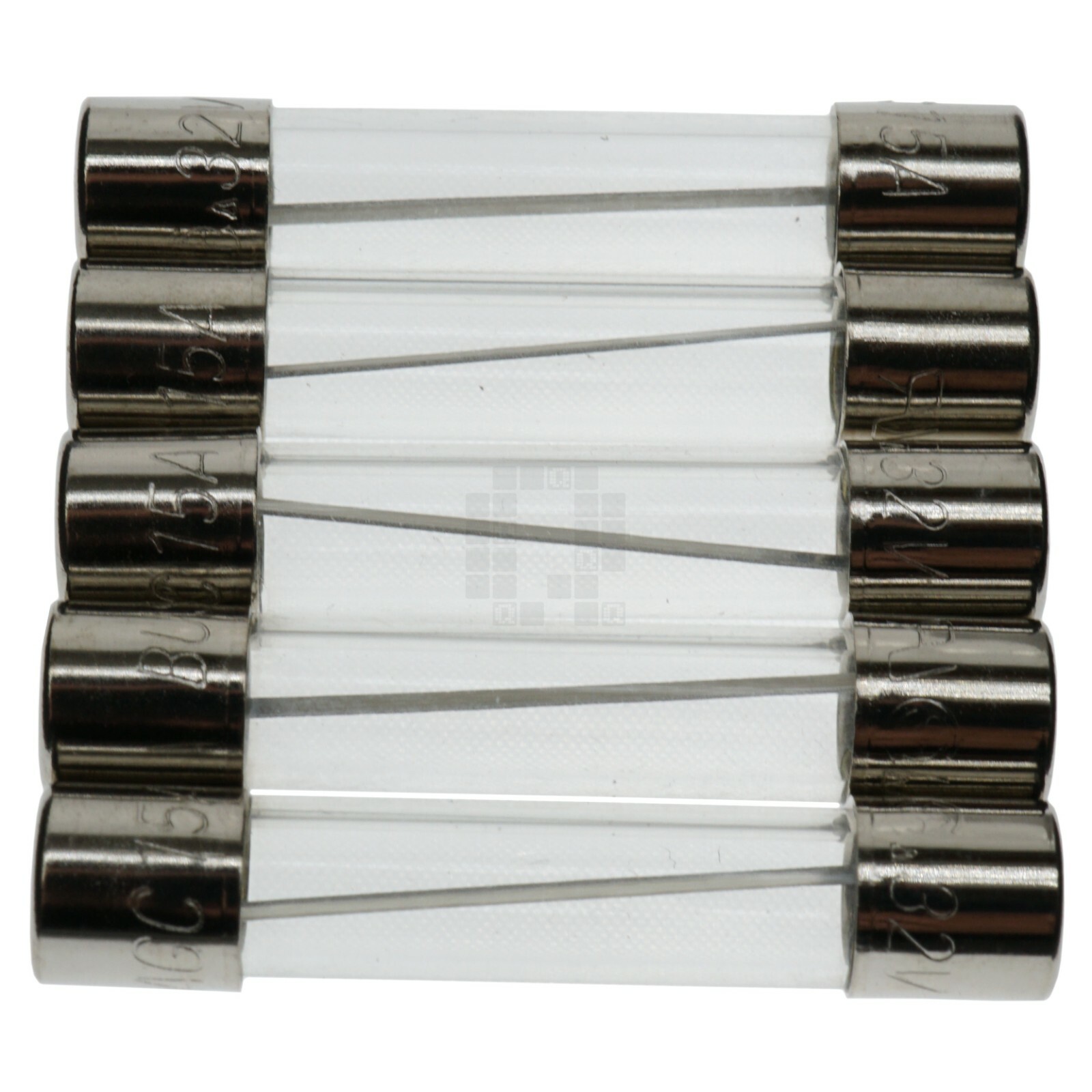 Eaton Bussmann BP/AGC-15-RP Fast Acting Glass Fuse 5 Pack, 15 Amps ...