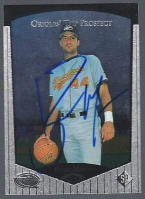 IP autograph signed Ryan Minor 1998 SP Top Prospects Baseball #25 card ...