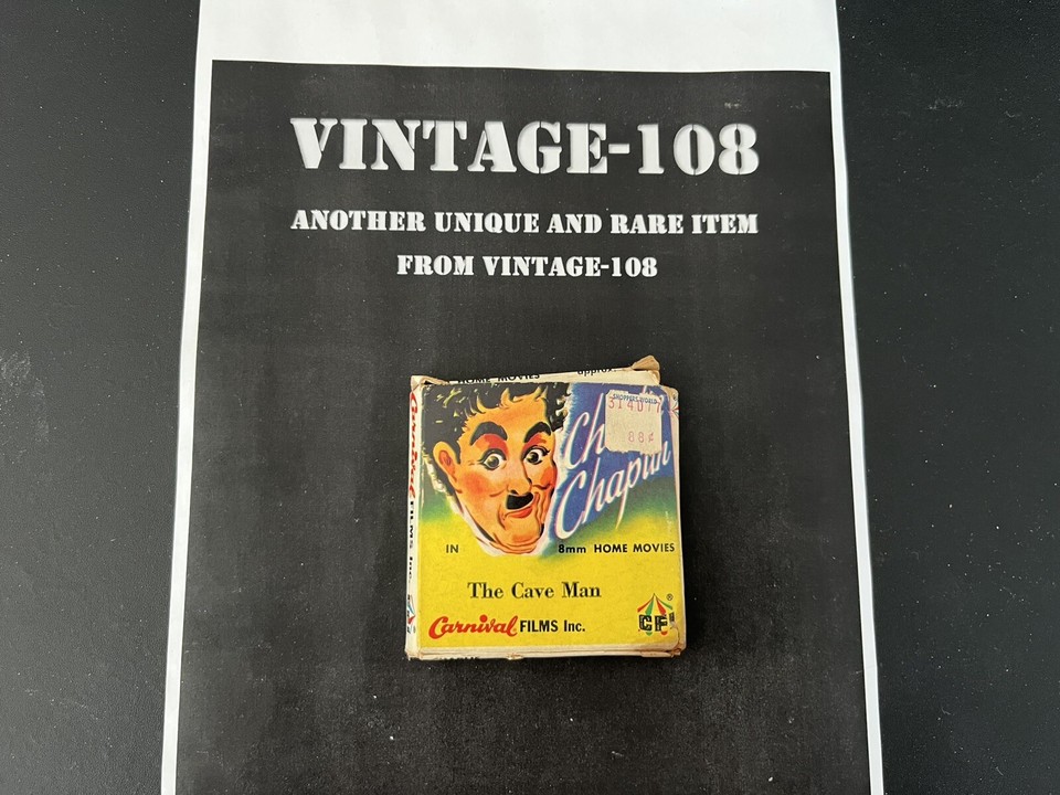 8mm Silent Film Short - Charlie Chaplin “The Cave Man” Carnival Films ...