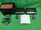 RCA #DRC6296 PORTABLE DVD PLAYER SET FOR CAR WITH REMOTES, MANUAL TE ...