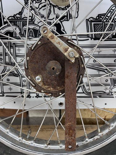 Hallcraft 18” Mini Drum Brake Spool Wheel Chopper Shovelhead Pan ...