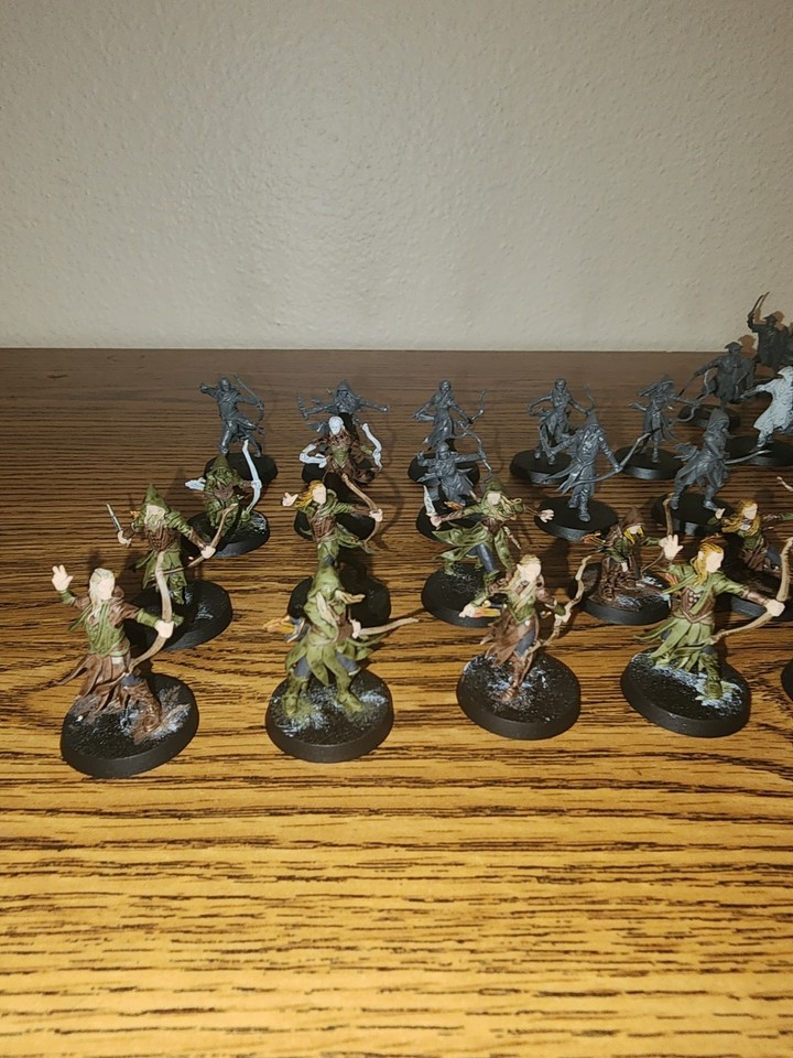 Lord Of The Rings Middle Earth MESBG Halls Of Thranduil Army | eBay