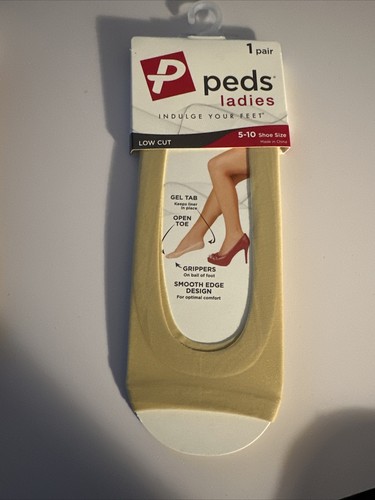 Peds Women's OPEN TOE Breathable Mesh Low Cut Sock Liners-Size 5-10 ...
